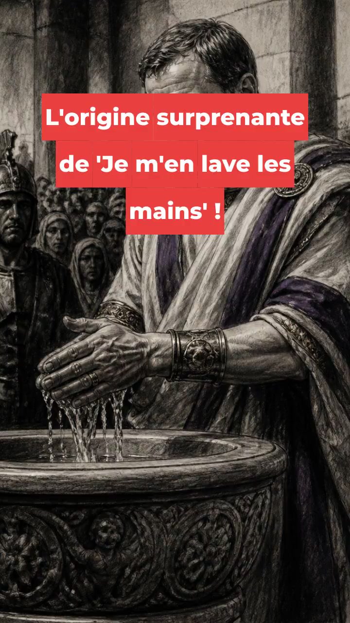 L'origine surprenante de 'Je m'en lave les mains' ! - Vexub